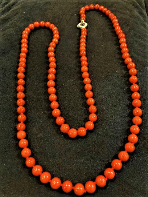 Collana in corallo mediterraneo Sardegna - Cose Cosi Gioielli